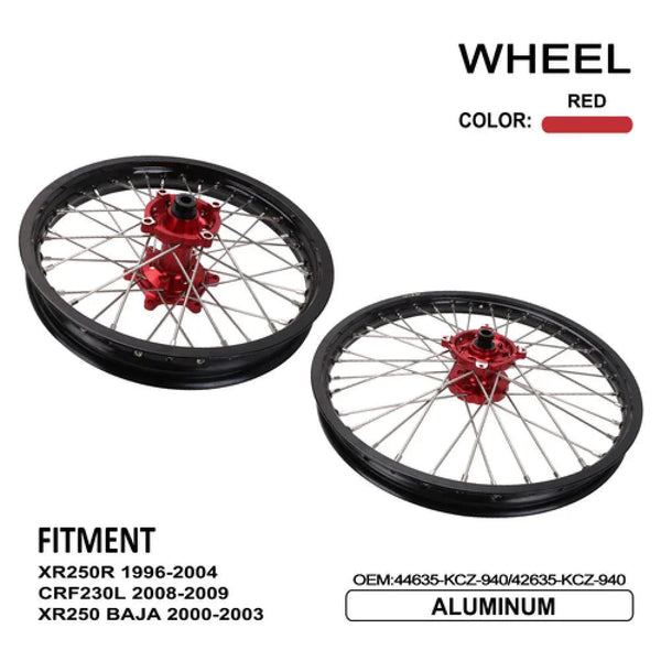 Front And Rear Wheel For HONDA XR250R CRF230L - JFG RACING
