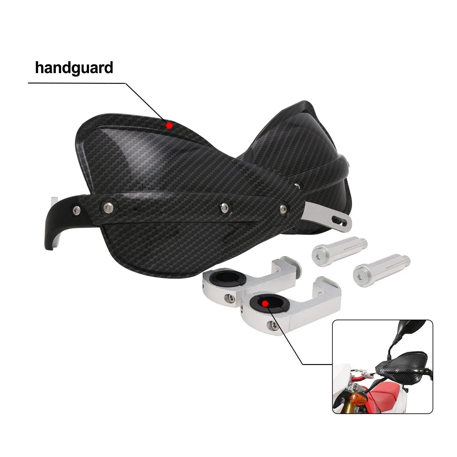 Handguards Dirt Bike ATVs & Quads - JFG RACING