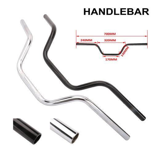 Raised handlebar 22mm For Dirt Bike - JFG RACING Chrome