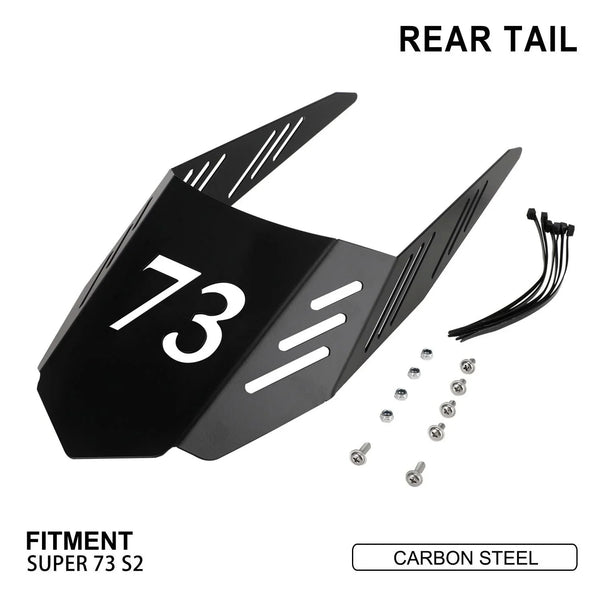 Rear Tail Carbon Steel For Super73 S2 - JFG RACING